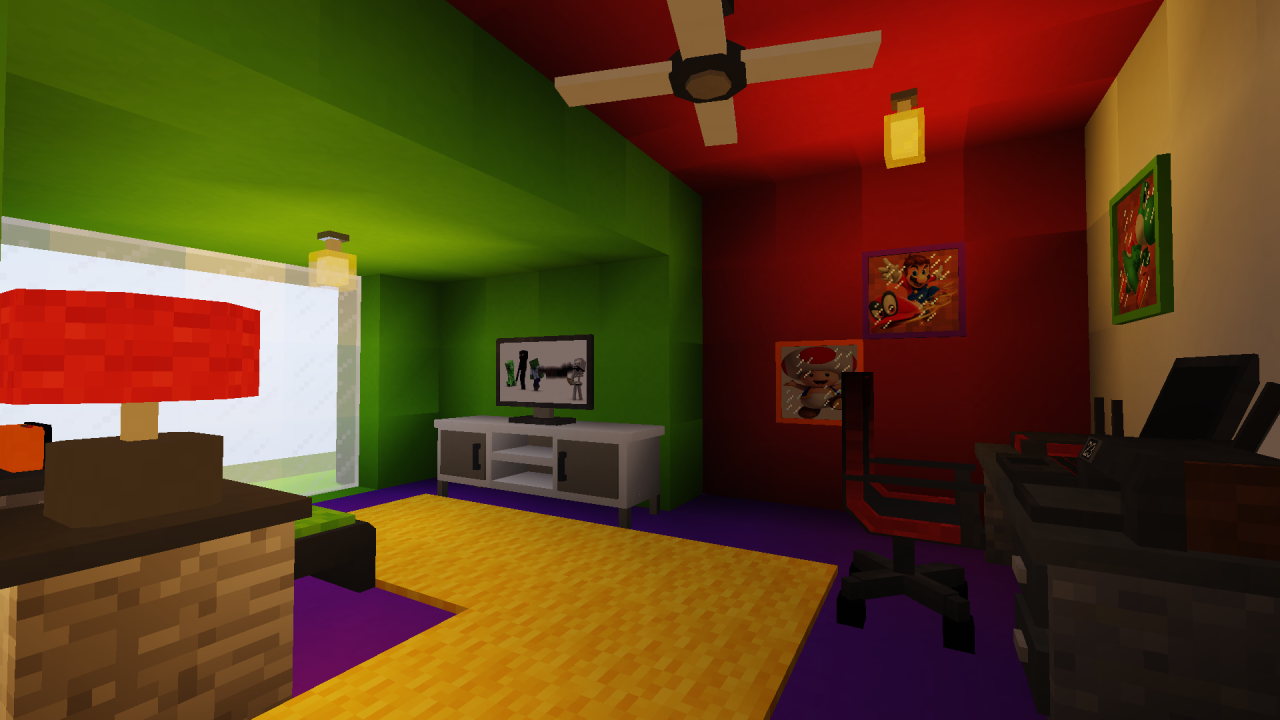 GAMER HOUSE Minecraft Map