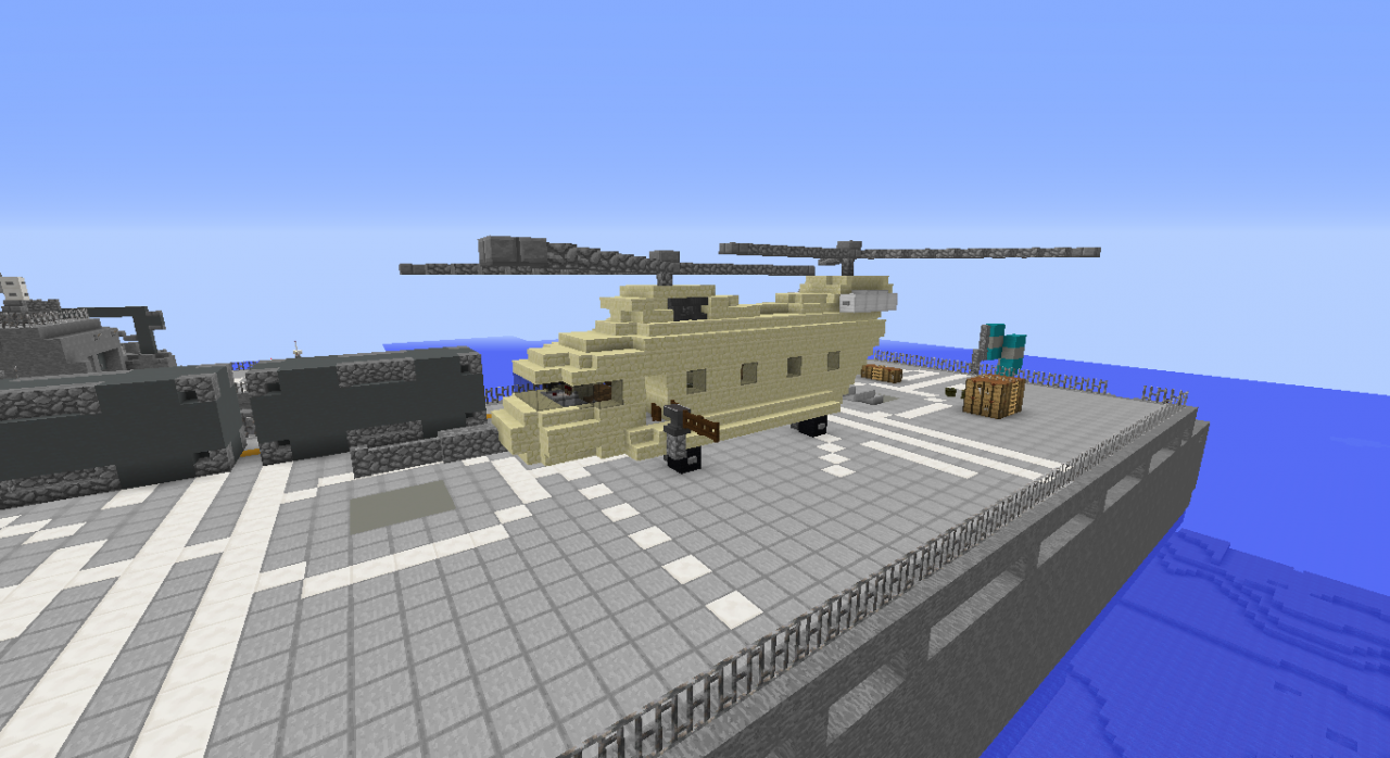 Chinook CH-47 Minecraft Map