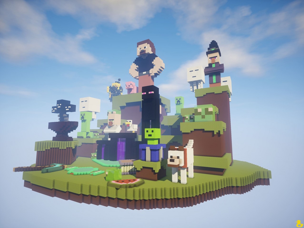 MineMine Hub Minecraft Map