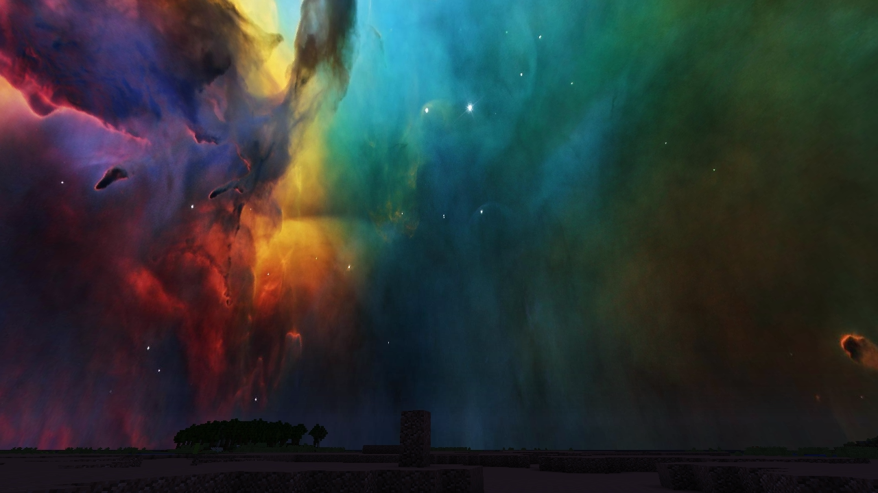COLOR ELEMENTS LAGOON NEBULA! Sky Texture Pack Minecraft Texture Pack