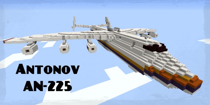 Antonov AN-225 | Transport Plane Minecraft Map