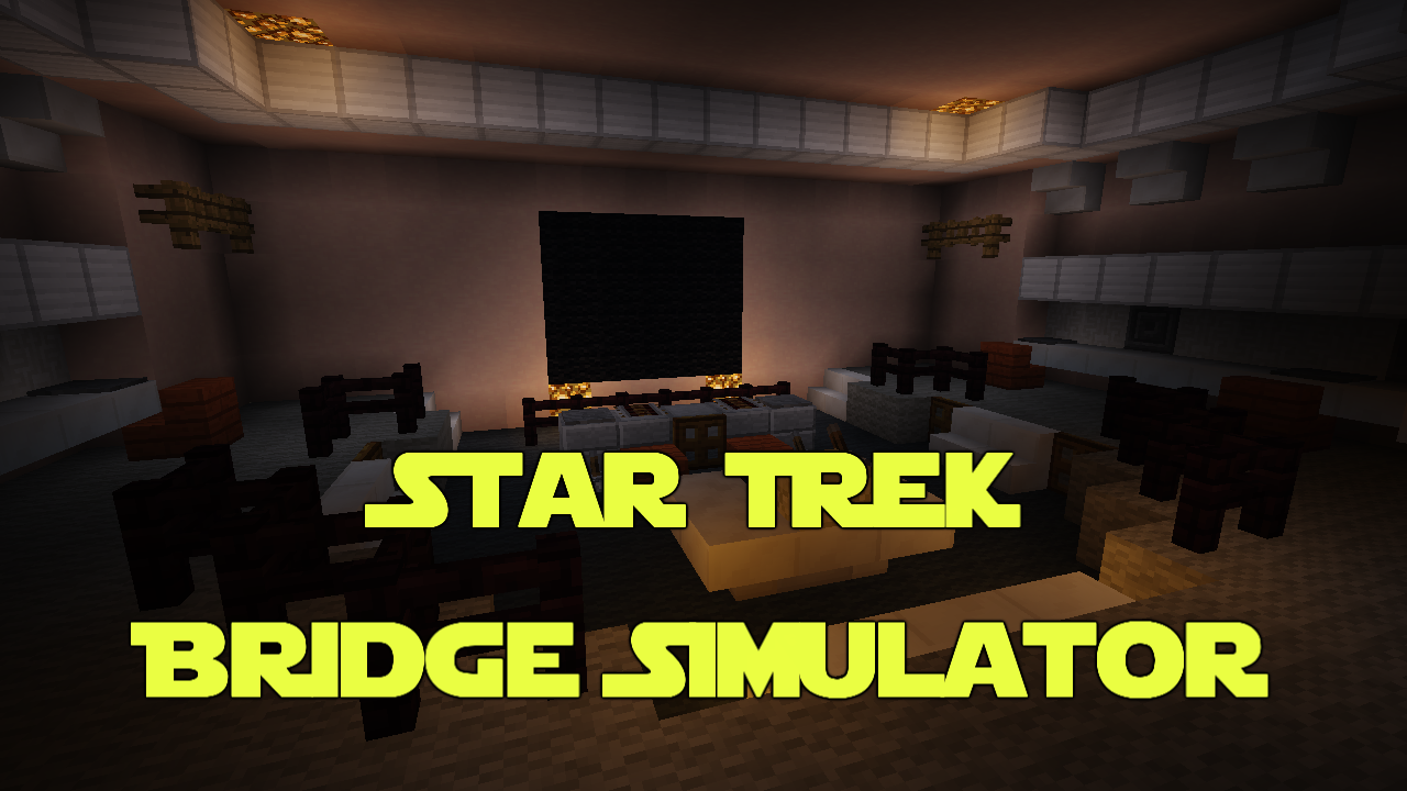 STAR TREK - Bridge Simulator Room Minecraft Map