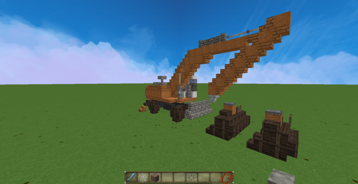 Liebherr ( 900C Lite Duty ) Wheeled Excavator Minecraft Map