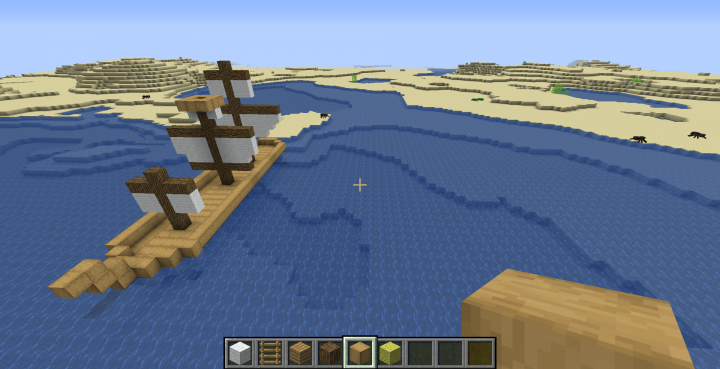 Simple Boat Minecraft Map