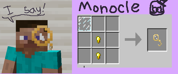 Sunglasses, Accessories, & More! Minecraft Mod