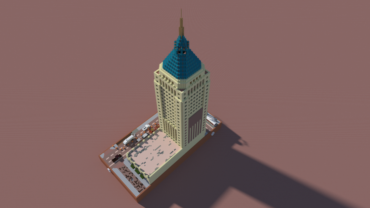 Nippy's Art Deco Skyscraper Exterior Minecraft Map