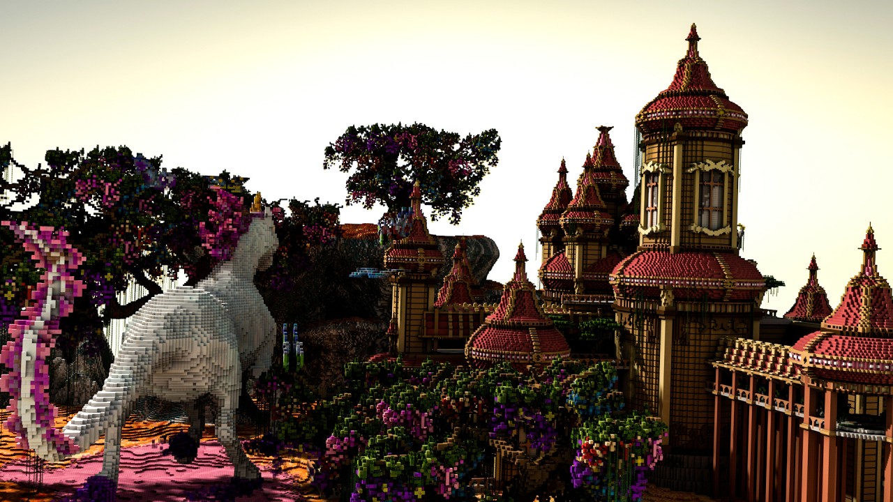 Secret Fantasty Garden Minecraft Map