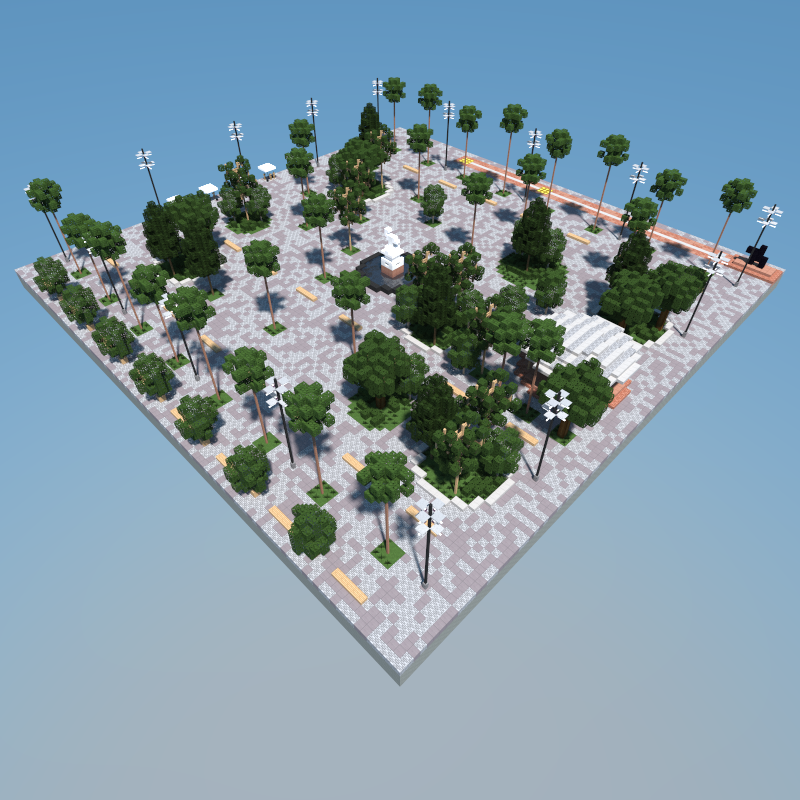 Santiago City Square Minecraft Map