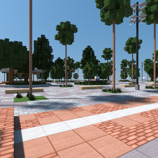 Santiago City Square Minecraft Map