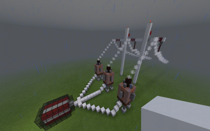 Realistic transmission line Minecraft Map