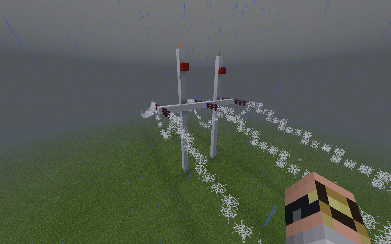 Realistic transmission line Minecraft Map