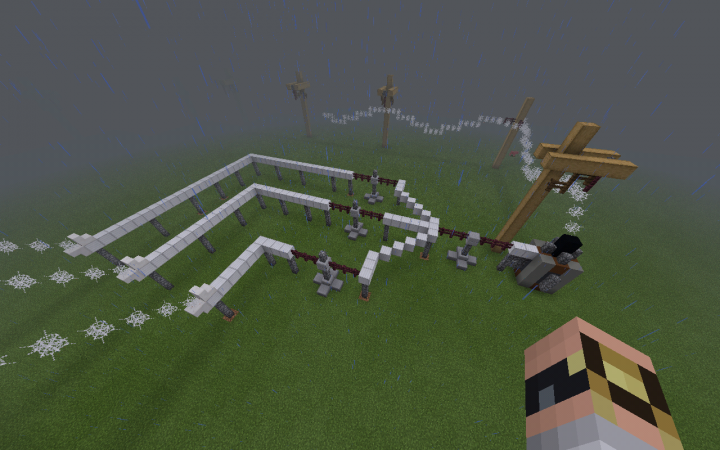 Realistic transmission line Minecraft Map