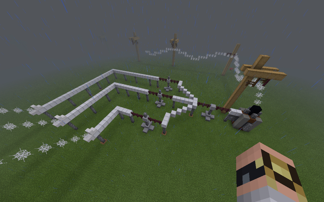 Realistic transmission line Minecraft Map