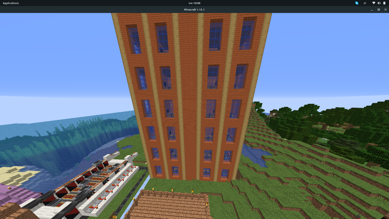 Best survival world (Built in creative) for 302 players! Minecraft Map