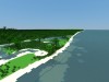 1:85 scaled map of the contiguous United States Minecraft Map