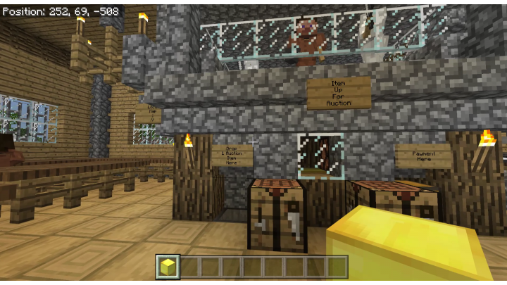 Minecraft Bedrock Edition Auction House Minecraft Map