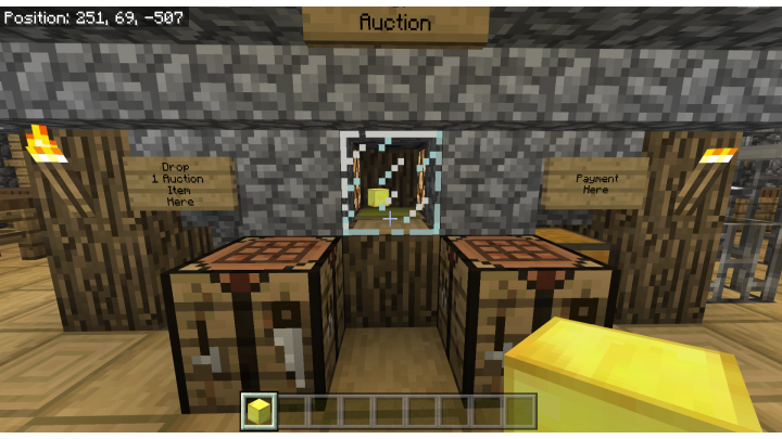 Minecraft Bedrock Edition Auction House Minecraft Map