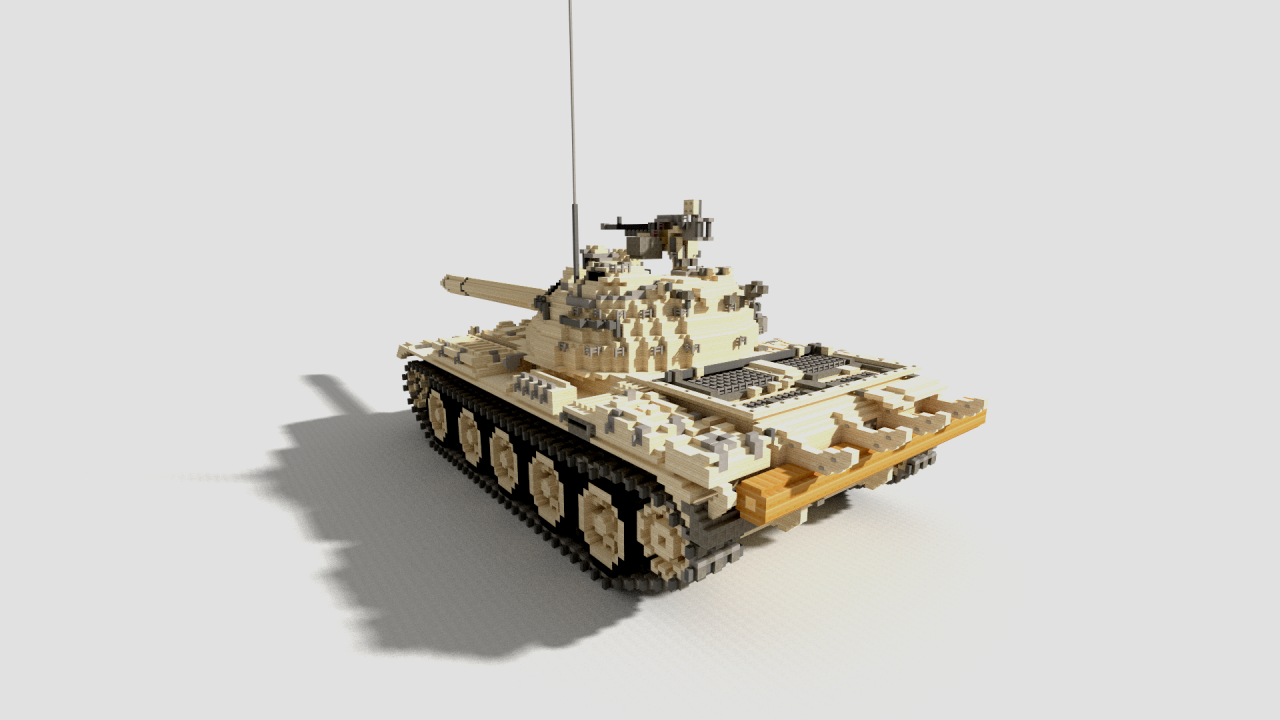 T-55A | 10:1 Scale Tank Minecraft Map