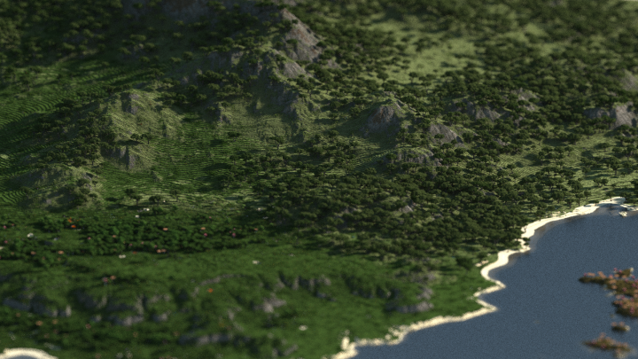 Adventure island - 5600х5600 Minecraft Map