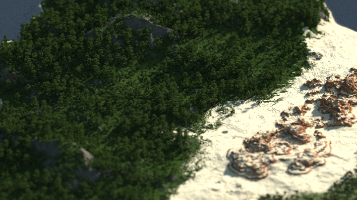 Adventure island - 5600х5600 Minecraft Map