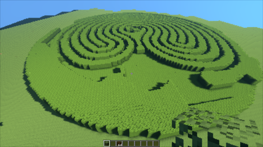 Maze Schematic Minecraft Map