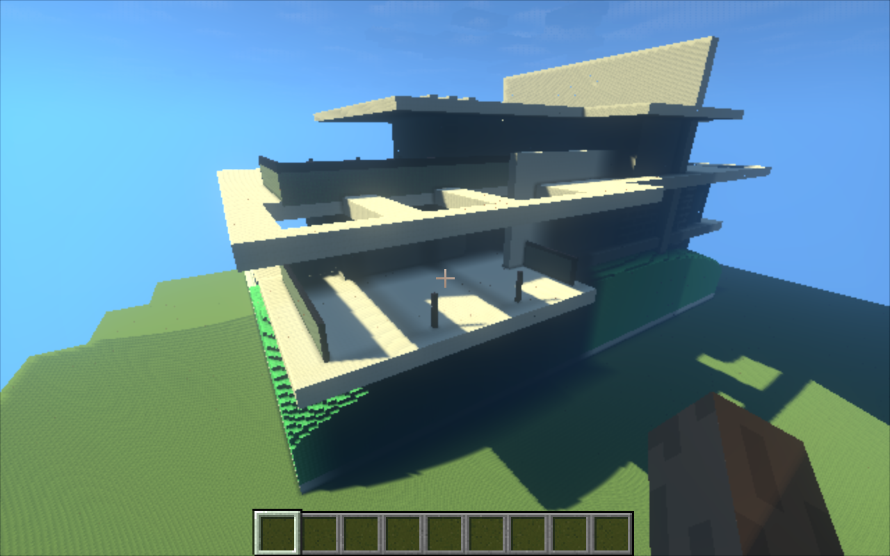 The Modern mansion schematic Minecraft Map