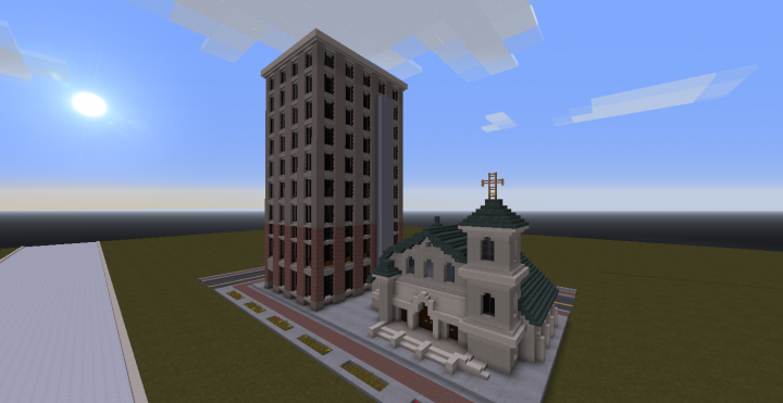 Pensacola Building Recreations Minecraft Map