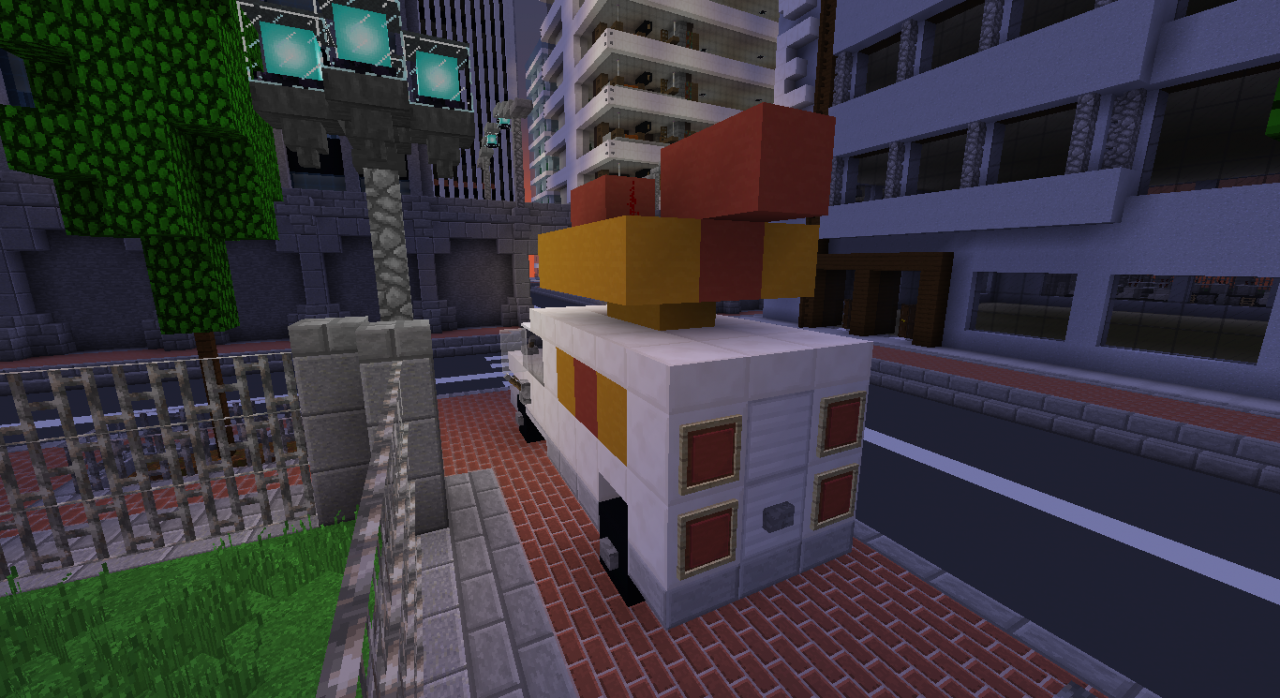 Hotdog Truck Minecraft Map