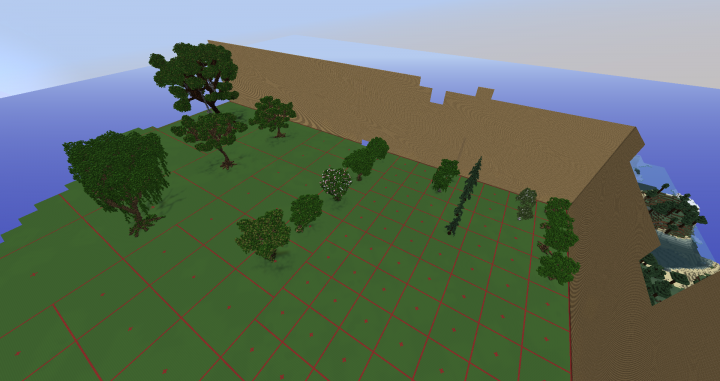 Trees for my Worldpainter World Minecraft Map