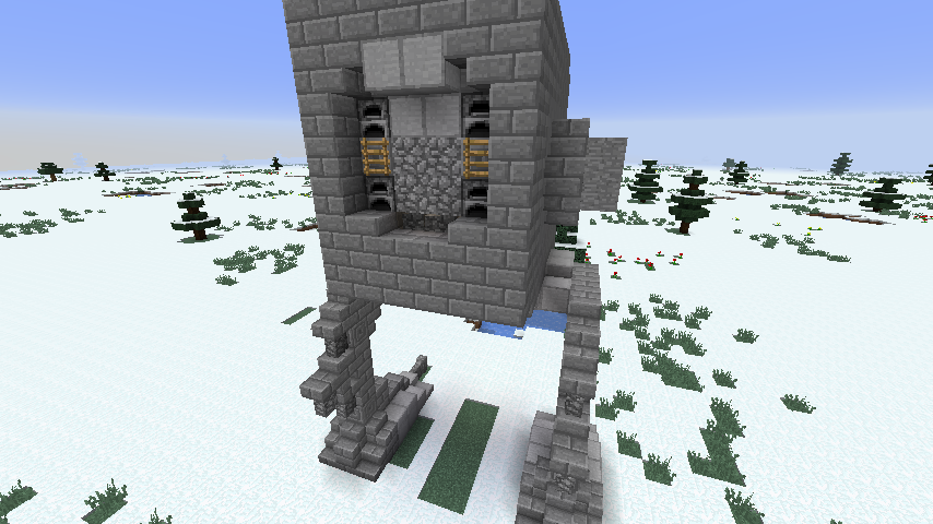 AT-ST- Star Wars Empire Strikes Back Minecraft Map