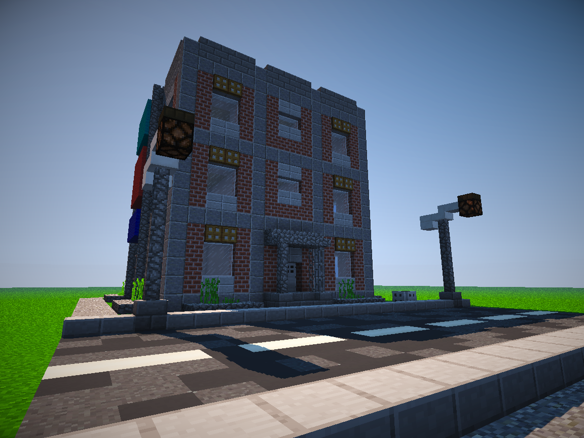 Simple brick apartaments Minecraft Map