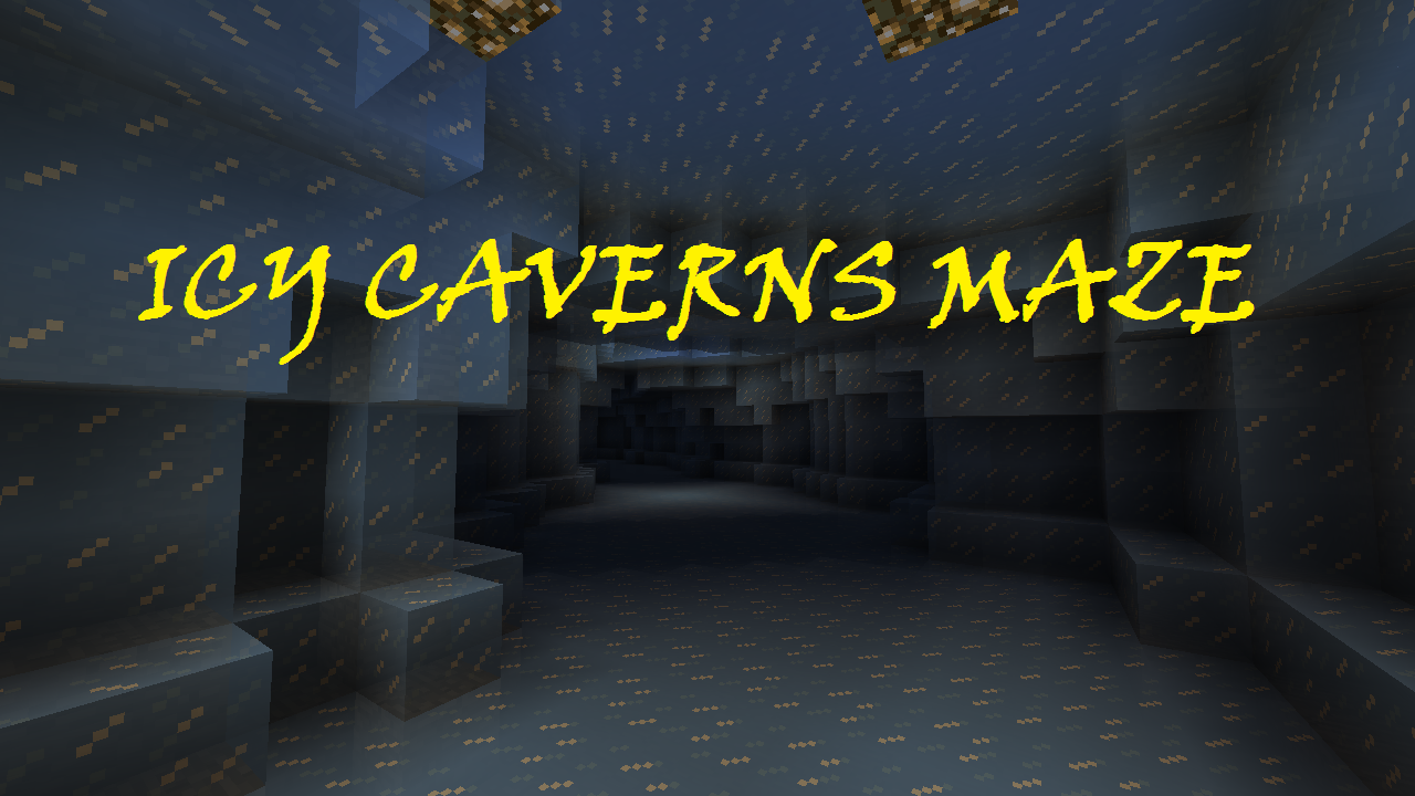 ICY CAVERNS MAZE! - HARD! Minecraft Map