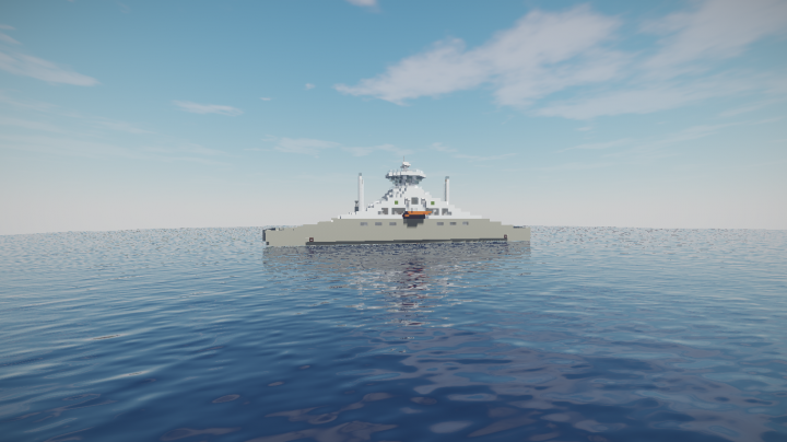 Coastal custom car ferry Minecraft Map