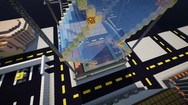 Jagged Skyscraper + Satellite DOWNLOAD! Minecraft Map