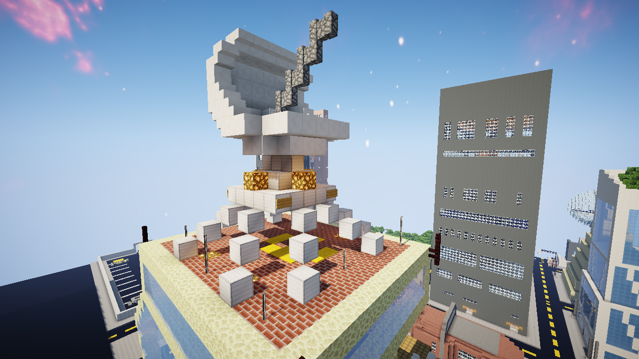 Jagged Skyscraper + Satellite DOWNLOAD! Minecraft Map