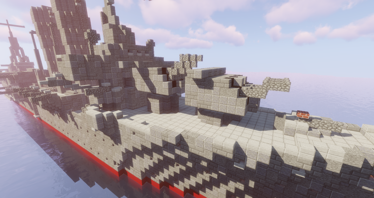 Wadsworth Class Destroyer (Fictional US Destroyer) Minecraft Map
