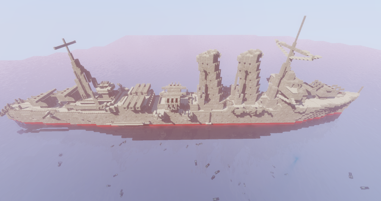 Wadsworth Class Destroyer (Fictional US Destroyer) Minecraft Map