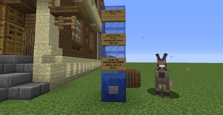 minecraft evolution smp :zee's shop Minecraft Map