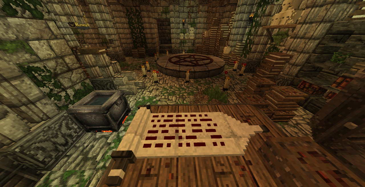 Room of the black witch Minecraft Map