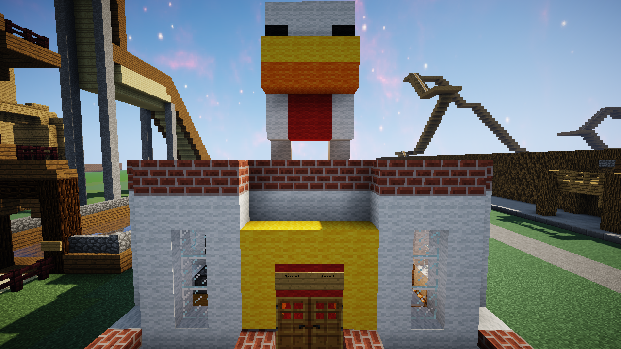 ROASTED CHICKEN RESTAURANT! Minecraft Map