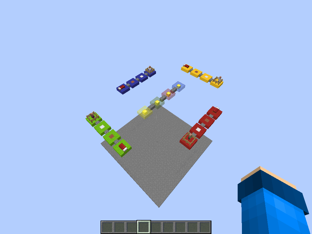 BedWars Map | Colors | 4x4 Minecraft Map