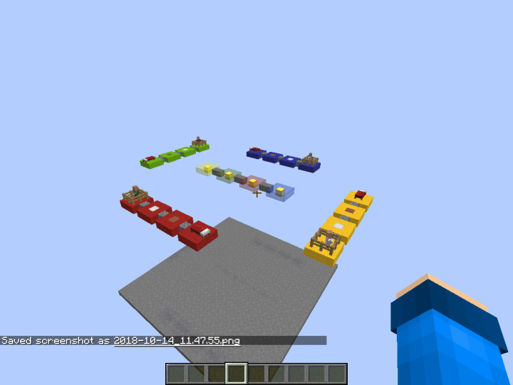 BedWars Map | Colors | 4x4 Minecraft Map