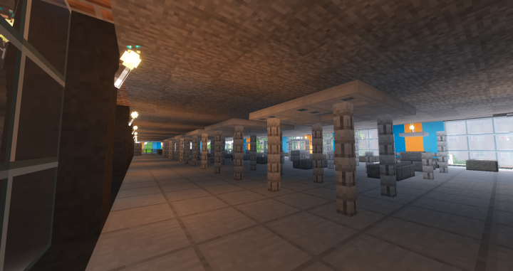 The Martin Family Rec Center: Greenfield Eastern University Minecraft Map