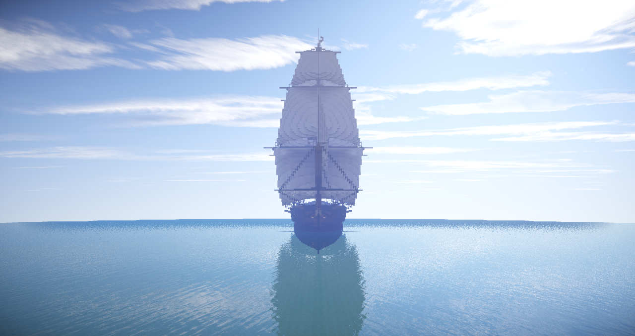 HMS Surprise | British light frigate (ShipSide) Minecraft Map