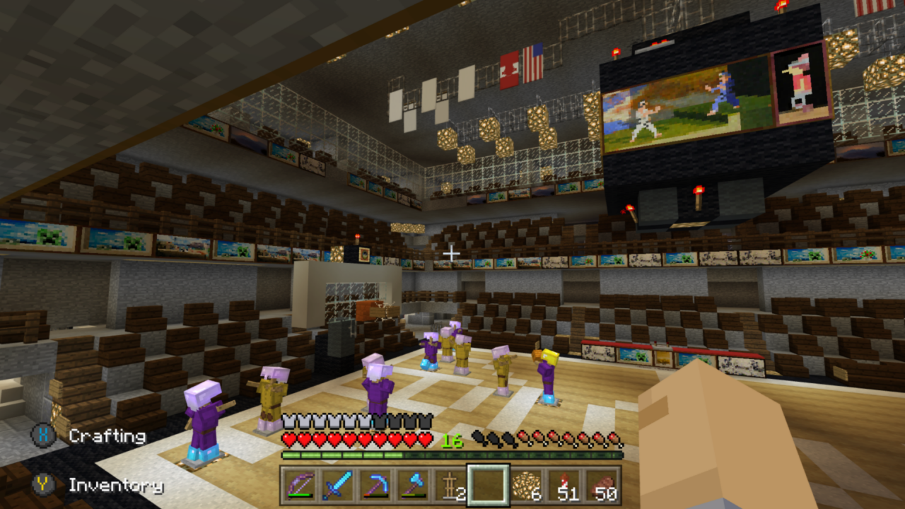 Basketball Arena Minecraft Map