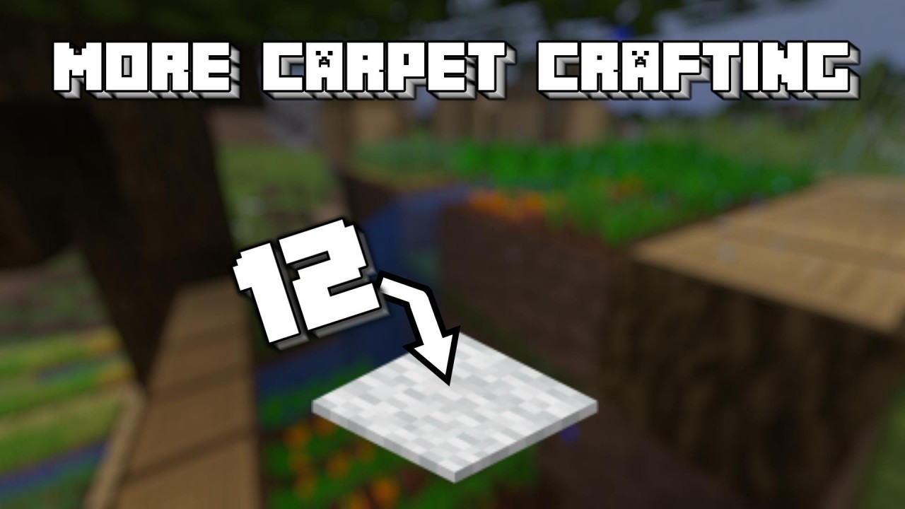 More Carpet Crafting [Datapack 1.15x] Minecraft Data Pack