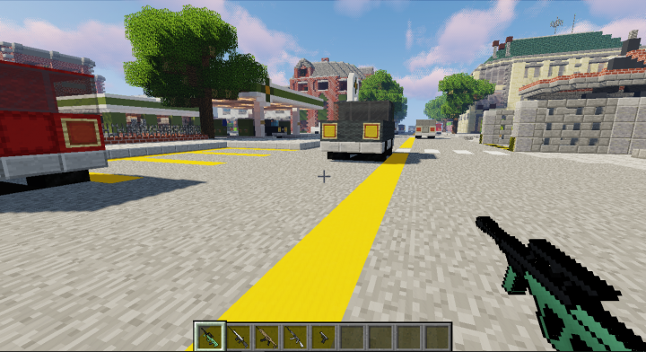 FIREKARNAKS Sever 2D Gun Resource Pack Minecraft Texture Pack