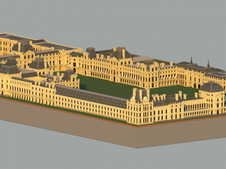 PALAIS DU LOUVRE x PALAIS DES TUILERIES Minecraft Map