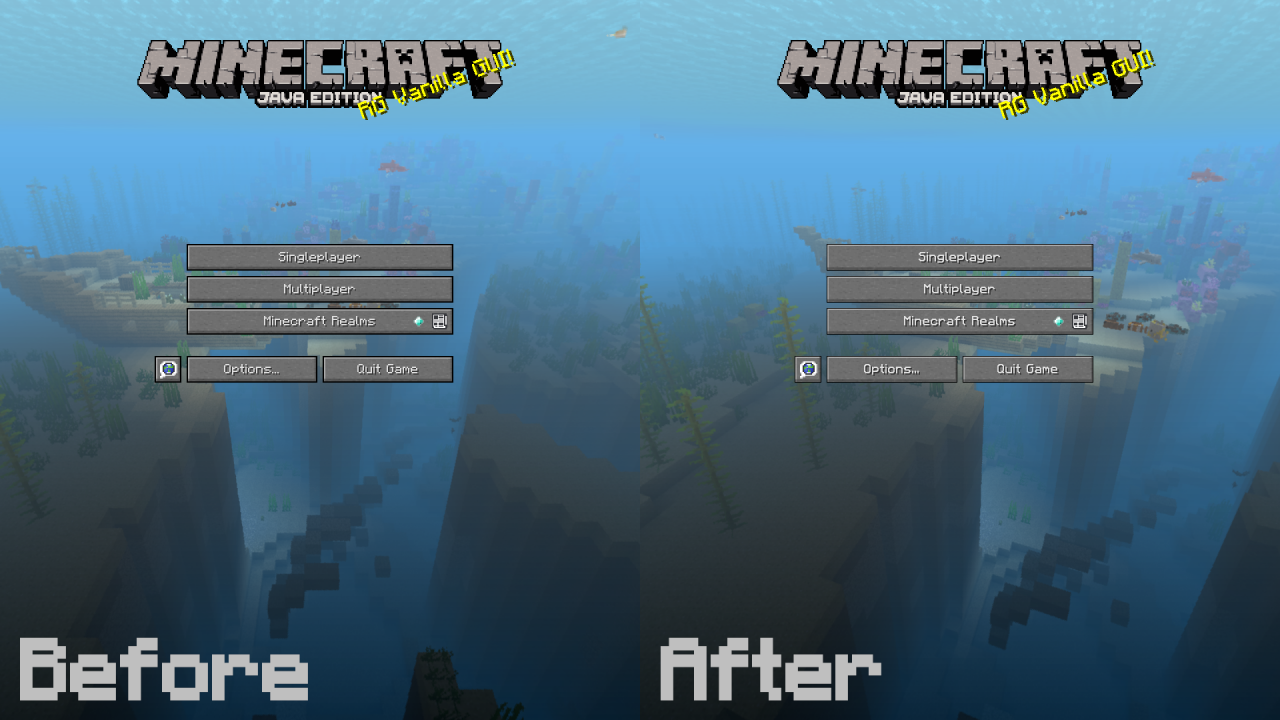 RG Vanilla GUI 1.13 Ver.1.0 Minecraft Texture Pack