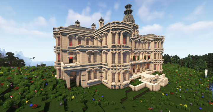 Large English Country House Minecraft Map